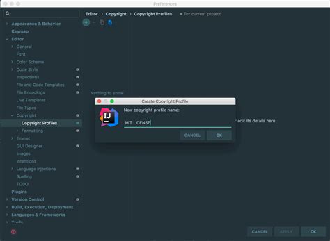 在 Intellij Idea 中为 Java 源文件添加版权许可头 Baeldung中文网