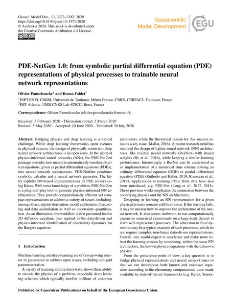 pdf pde netgen 1 0 from symbolic partial differential equation pde representations of