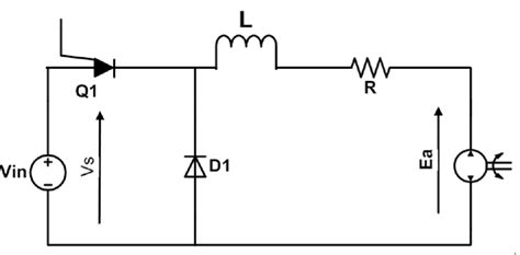 3 Step Down Chopper Power Circuit Corresponding To State 4 And 1 In Download Scientific