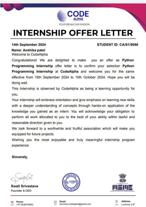 Alphacode Internship Careergrowth Newchapter Grateful Codealpha