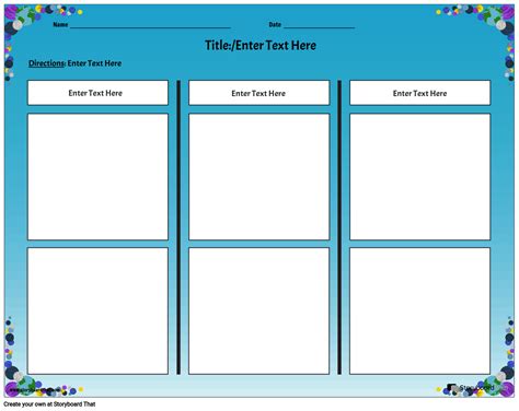 T Chart Worksheet Template With A Space Theme