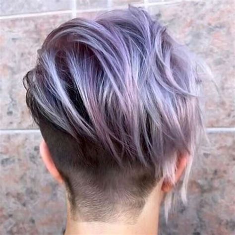 2017 Short Hairstyles Purple Fashion And Women