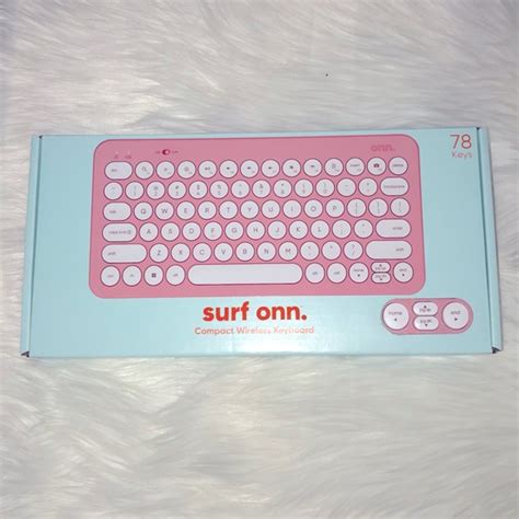 Computers Laptops And Parts New Onn Backlit Mini Wireless Office Keyboard With Usb Receiver