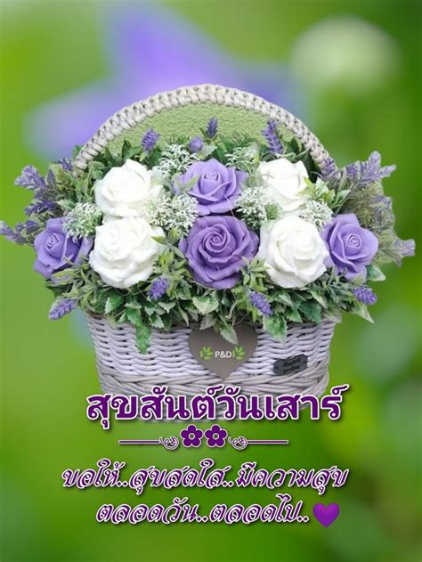วันเสาร์ 🌿💜 ดอกไม้สีม่วง สวนดอกไม้ อรุณสวัสดิ์