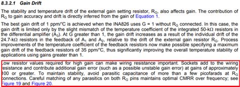 INA Is There Any Problem When The Gain Is V V Amplifiers Forum Amplifiers TI E E