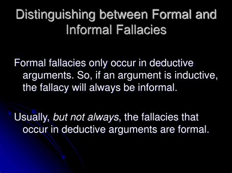 PPT Informal Fallacies PowerPoint Presentation Free Download ID 5474353