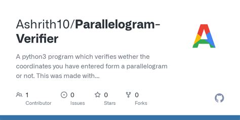 github ashrith10 parallelogram verifier a python3 program which verifies wether the