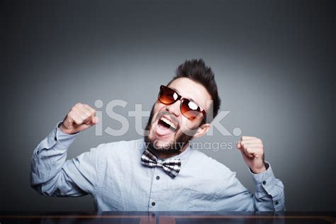 Happy Nerd Stock Photo Royalty Free Images FreeImages