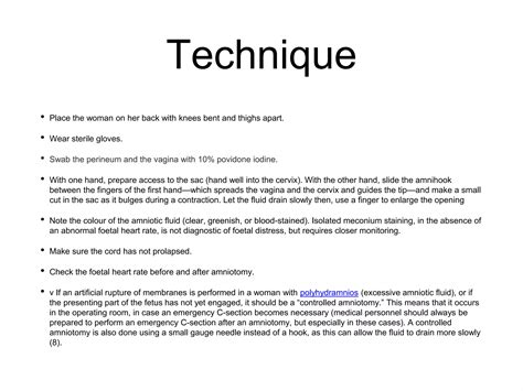 Amniotomy Episiotomy Pptx
