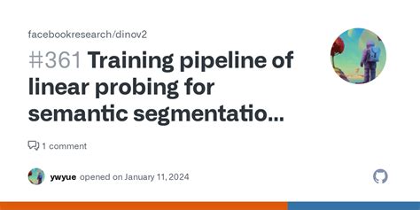 Training Pipeline Of Linear Probing For Semantic Segmentation And Depth Estimation Issue