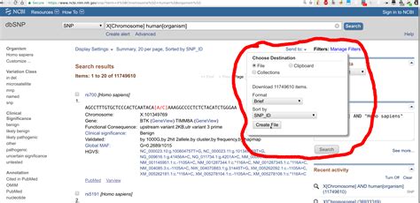 phylogenetics where can i find a list of snp rs ids that belong to
