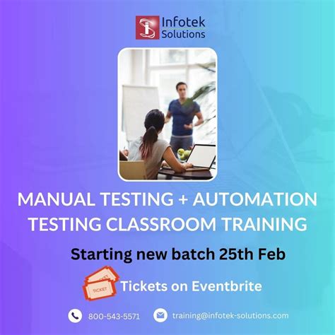Feb 25 Manual And Automation Testing With Our New Batch Starting Soon Book Your Demo Now