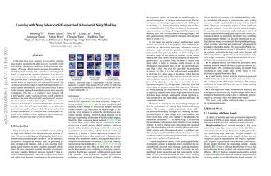 Learning With Noisy Labels Via Self Supervised Adversarial Noisy