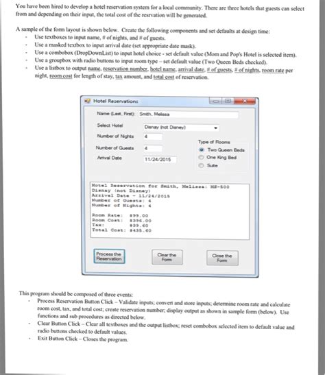 In Visual Basic Chegg Com