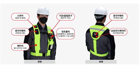 하이퍼월 산업현장 안전을 넘어 사회안전관리까지 책임지는 스마트 안전조끼 출시