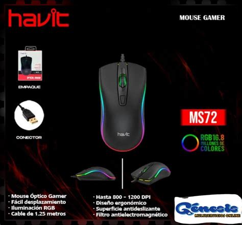 Mouse Gamer Ms72 Havic Genesis Multiservicios Online