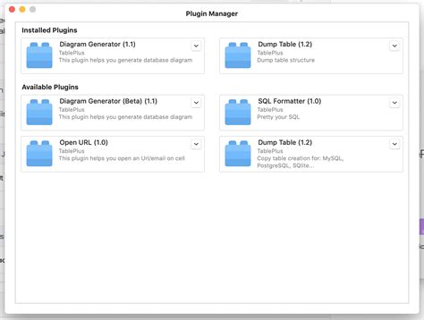 How To Draw Diagrams With Plugin Feature · Issue 44 · Tableplus