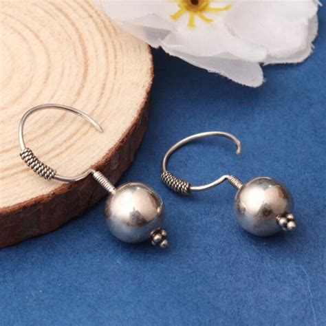 Daily Wear Silver Drop Earing Zilverlink