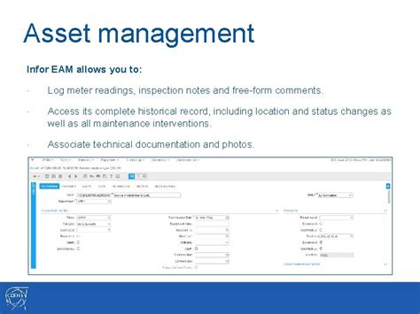 An Introduction To Infor Eam At Cern Cmms