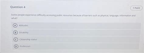 Solved Some People Experience Difficulty Accessing Public