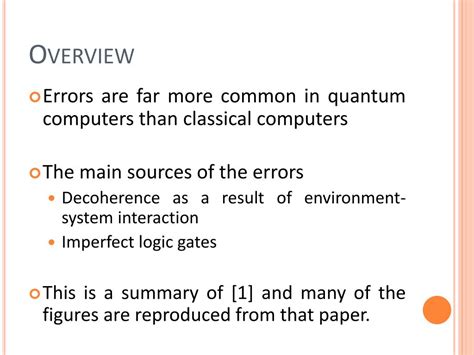 Ppt Fault Tolerant Quantum Computation Powerpoint Presentation Free Download Id 2366389