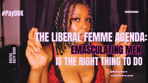 Promo Liberal Femme Agenda Feminizing Men Is The Right Thing To Do