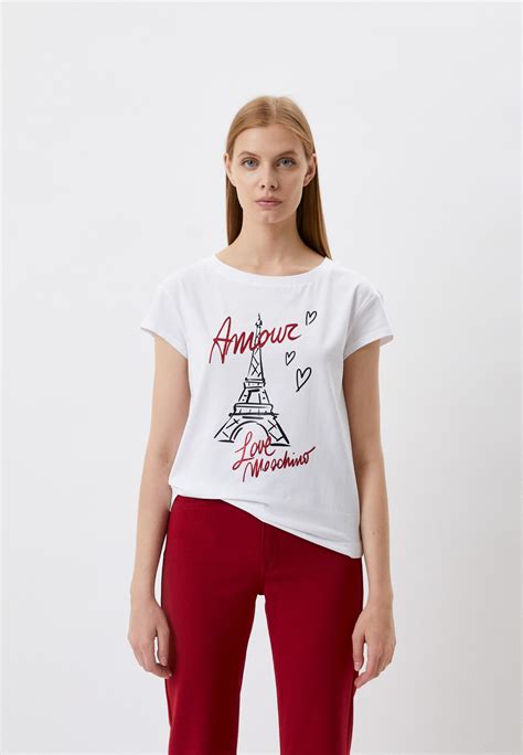 Футболка с коротким рукавом женский Love Moschino (Лав Москино) W 4 F30 ...