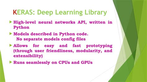 Introduction To Keras For Beginnerspptx Computer Software And Applications Computing