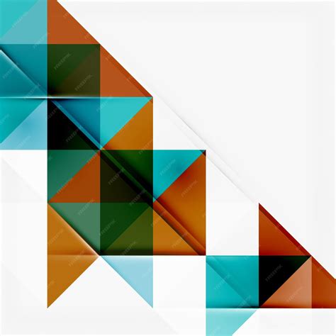Premium Vector Abstract Geometric Background Modern Overlapping Triangles