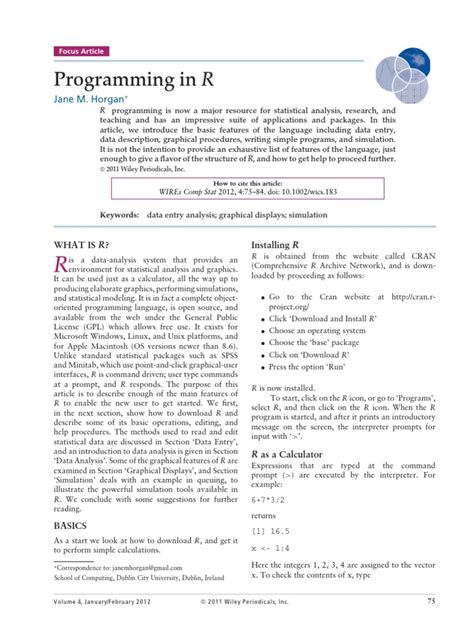 programming in r download free pdf r programming language skewness