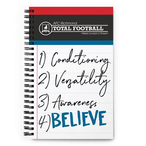 Ted Lasso Total Football Spiral Notebook