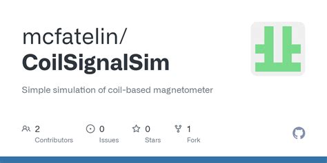 GitHub Mcfatelin CoilSignalSim Simple Simulation Of Coil Based Magnetometer