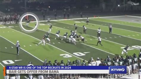 Idahos Top Ranked Recruit Burley Wr Receives Offer From Alabama