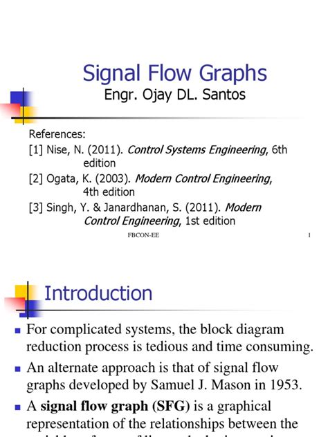 application of signal flow graphs and mason s gain formula for