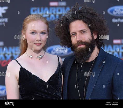 Molly Quinn Attending The World Premiere Of Guardians Of The Galaxy Vol In Los Angeles Stock