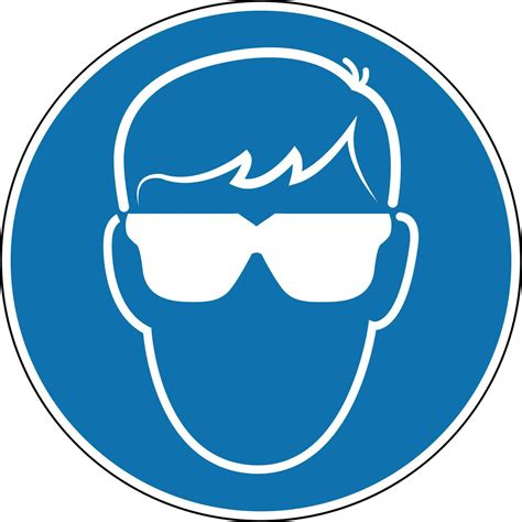 Eye Protection Sign Vector At Maddison Grosse Blog