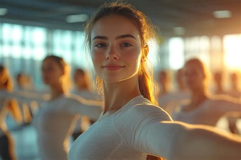 Corporate Team Engaging In Stretch Exercises Promoting Health And Wellbeing In The Workplace