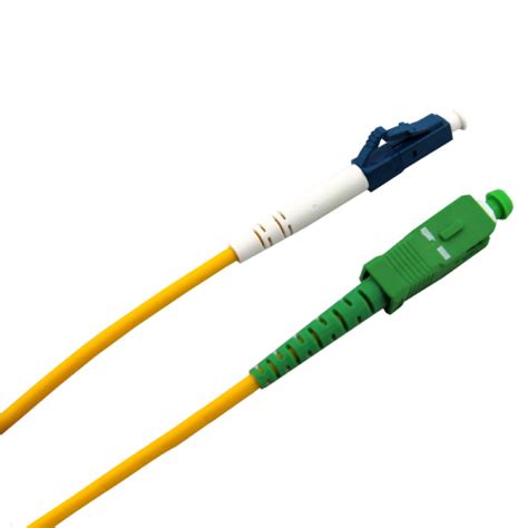 Patchcord światłowodowy jednomodowy LC PC SC APC SM 9 125 LS0H simplex G 657 A1 0 5m