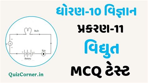 STD SCIENCE CH MCQ QUIZ Quiz Corner