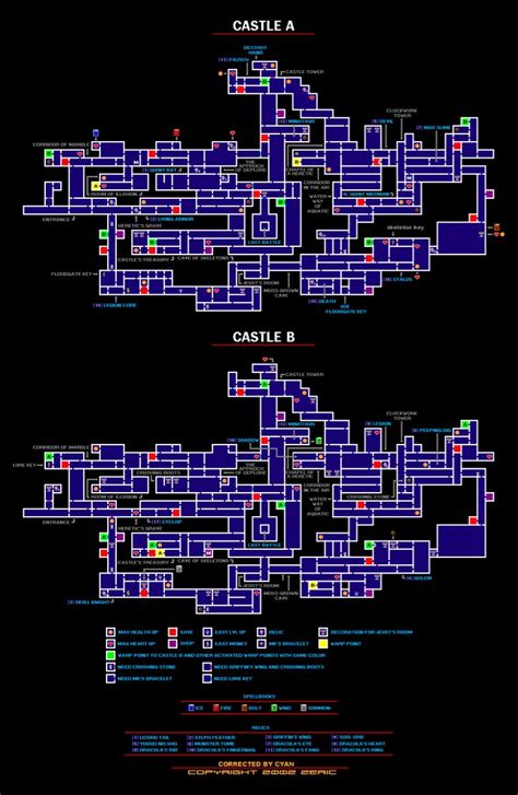 Castlevania Aria Of Sorrow Map Artofit