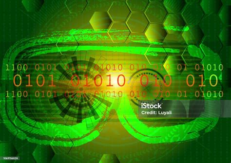 Hud Gui 디자인 요소 기술 개념입니다 디스플레이 모니터 미래의 사용자 인터페이스입니다 Infographic 메뉴 Ui에 대 한 Vr Vr 고글 홀로그램 헤드셋입니다