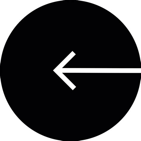 Arrow Pointing Left Circular Button Vector SVG Icon SVG Repo