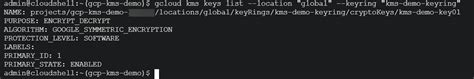 Google Key Management GCP KMS Getting Started Guide