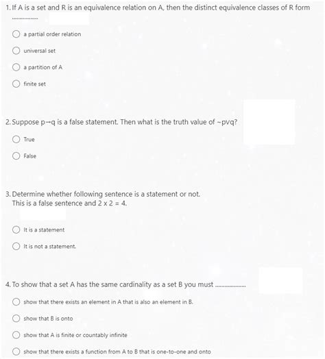 Solved If A Is A Set And R Is An Equivalence Relation On Chegg