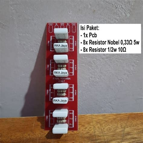Jual Nb Kit Pcb Final Toshiba 4 Set Tanpa Transistor Shopee Indonesia