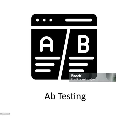 Ab 테스트 벡터 솔리드 아이콘 간단한 스톡 일러스트 스톡 개념에 대한 스톡 벡터 아트 및 기타 이미지 개념 개선 개체 그룹 Istock