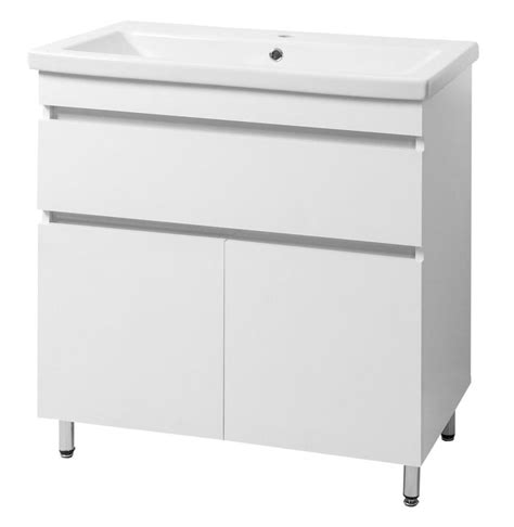 ᐉ Тумба підлогова Юввіс Монако 80 см з умивальником Комо • Краща ціна в Києві Україні • Купити