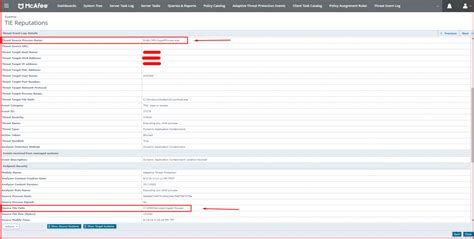 Allowing App From Mcafee Atpadaptive Threat Protection And Tie Reputations Systemconf