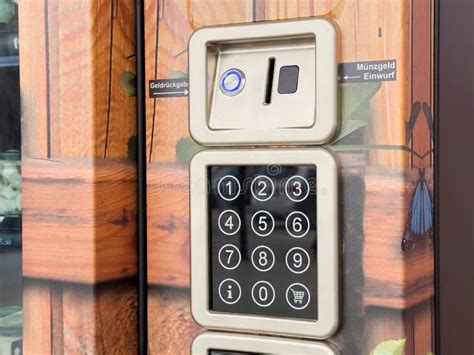 Vending Machine Panel With Numeric Keypad And Coin Slot Editorial Photography Image Of Design