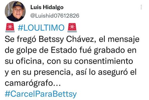 No Mensaje De Golpe De Estado De Pedro Castillo No Se Grabó En La